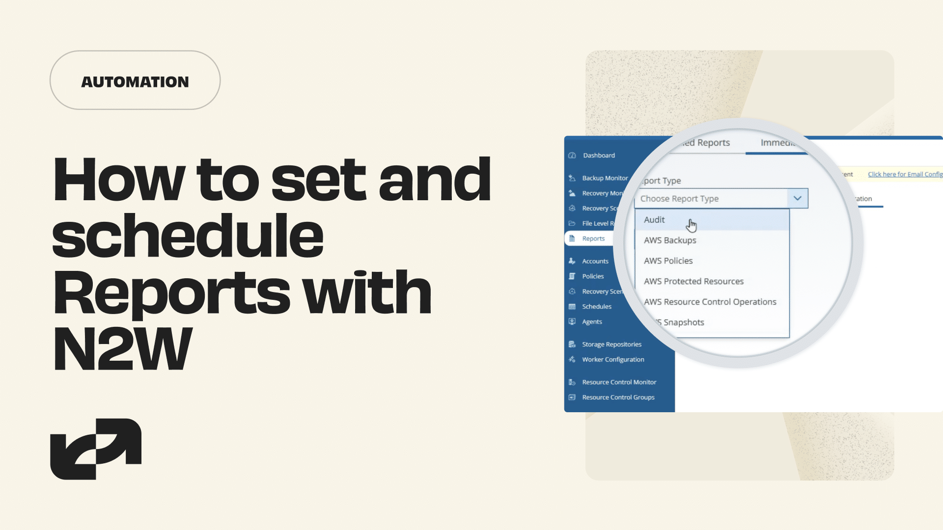 How to set and schedule Reports in N2W - N2W Software