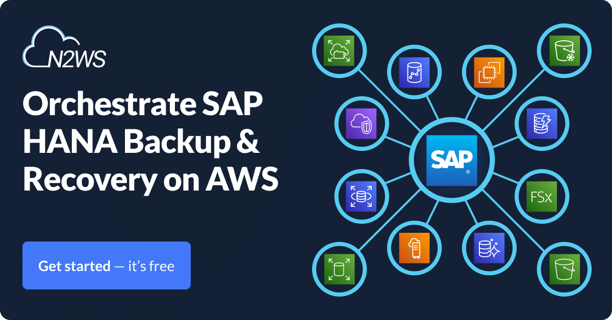 SAP Backup | SAP HANA Backup | N2WS™