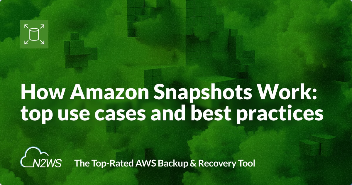 AWS Snapshots: Understanding and Using EBS & RDS Snapshots- N2W Software