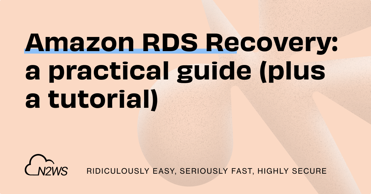 Amazon RDS Recovery from Backup: A Practical Guide - N2W Software