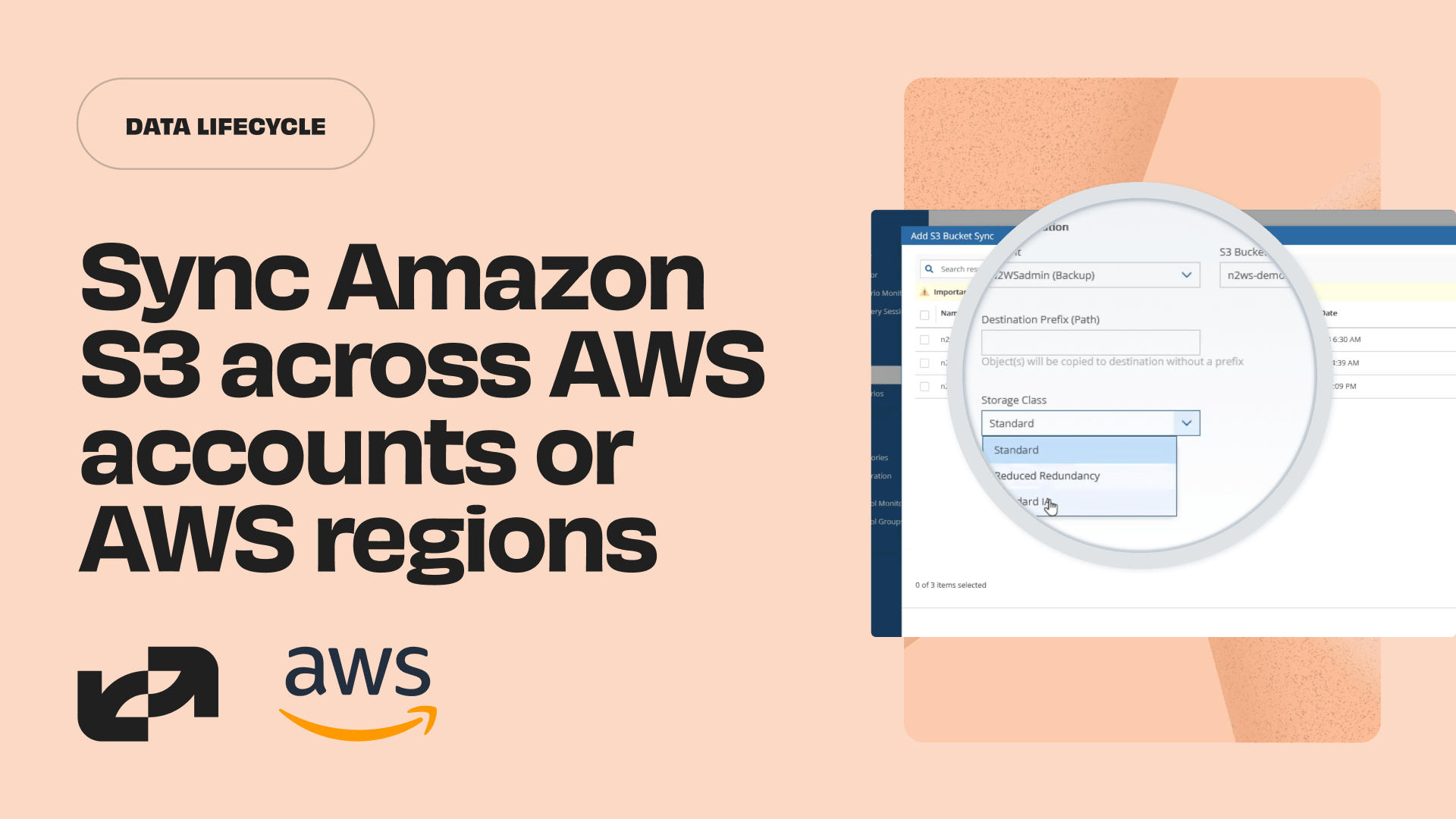 How to sync Amazon S3 across AWS accounts or AWS regions - N2W Software