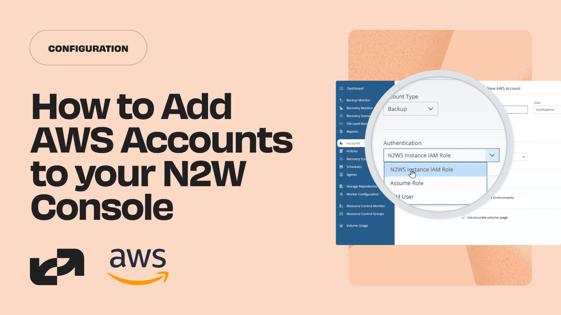 How to Add AWS Accounts - N2W Software