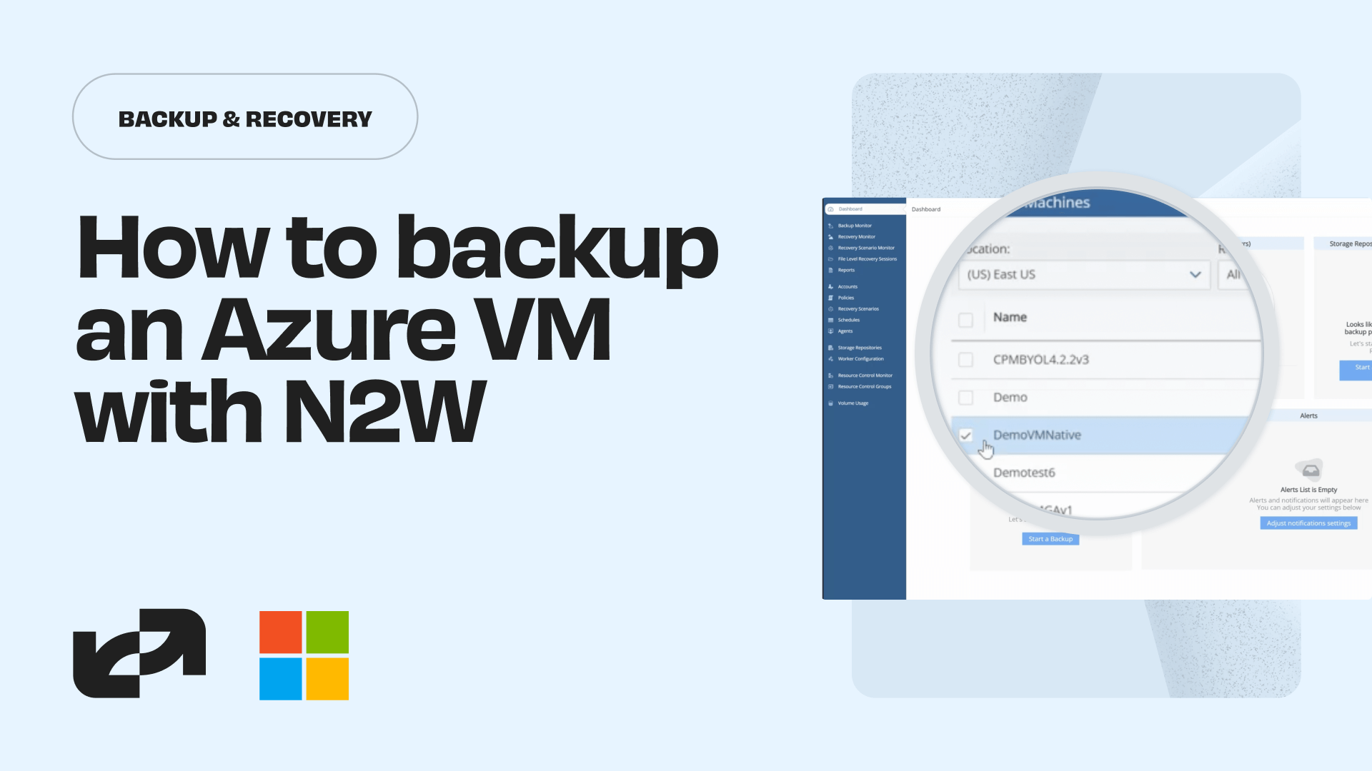 N2W Video Tutorials for Cloud-Native Backup, DR, and Savings