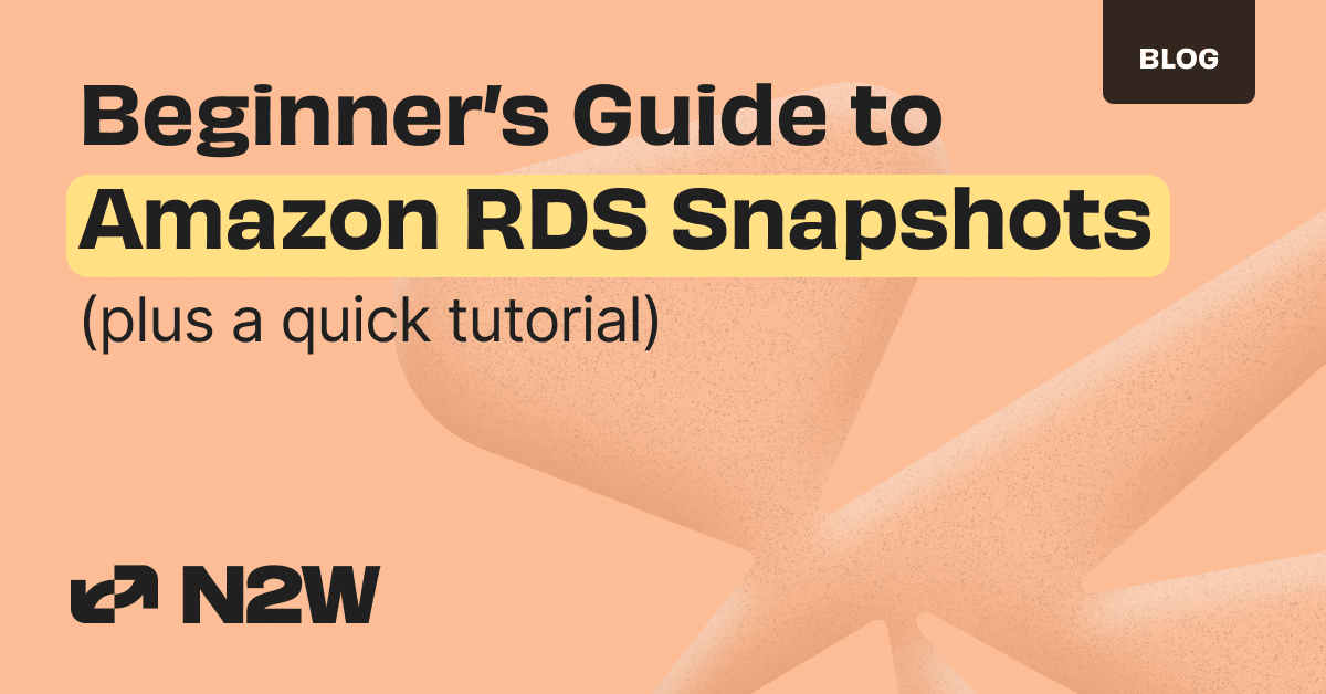 Working with Amazon RDS Snapshots: Basics & Quick Tutorial